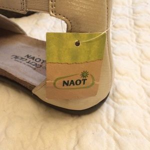 Naot | Shoes | New Nala Naot T Strap Beige Leather Sandals 39 | Poshmark